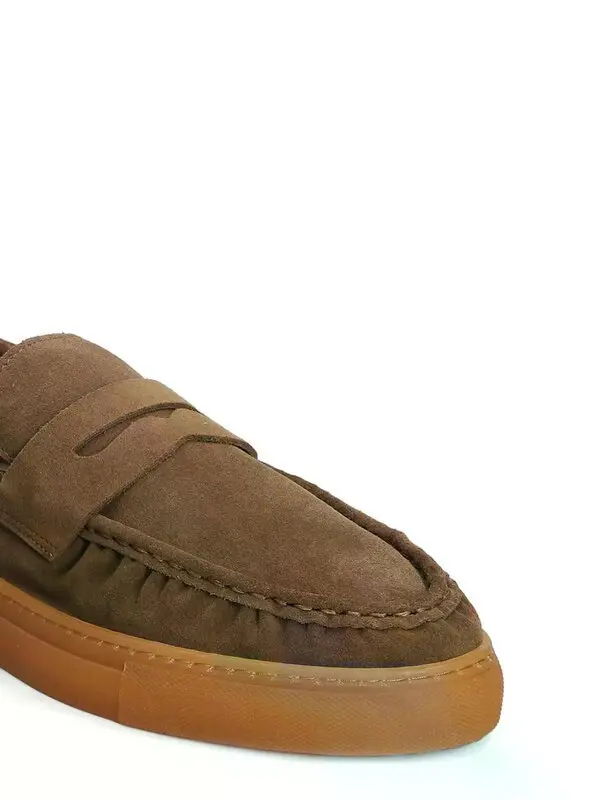 SUMMERY COPENHAGEN Suede Penny Loafers
