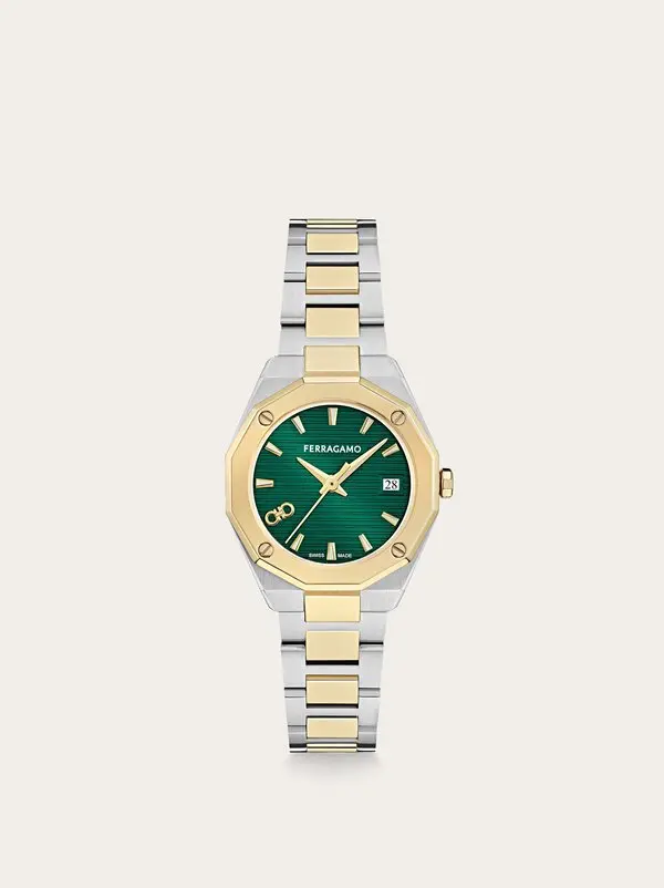 FERRAGAMO Edge Lady Watch - Green
