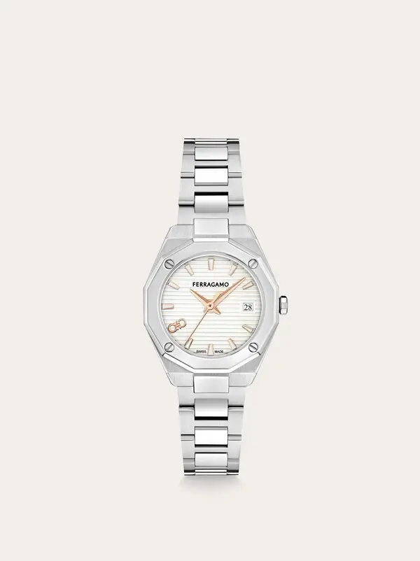 FERRAGAMO Edge Lady Watch - Silver
