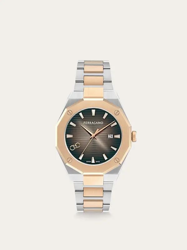 FERRAGAMO Edge Gent Watch - Brown