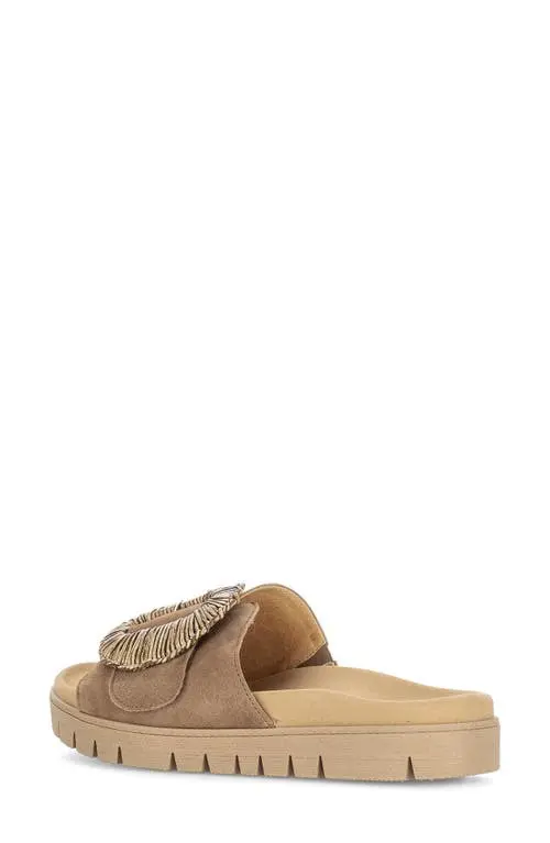 Gabor Lug Sole Slide Sandal