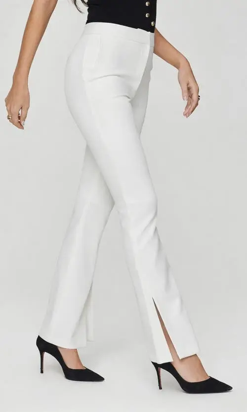 Generation Love Benita Slit Full Length Trousers - White