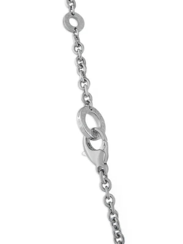 BVLGARI 18k White Gold Diamond Pendant Necklace