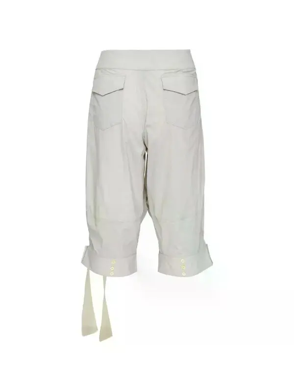 SULTRY VIRGIN Button Fastening Capri Shorts