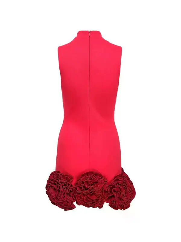 KENZIE KLAMBIE Ruffled-hem Sleeveless Mini Dress