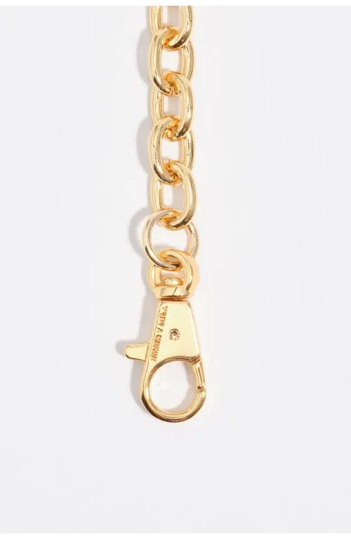 Bimba Y Lola Heart Logos Chain Necklace