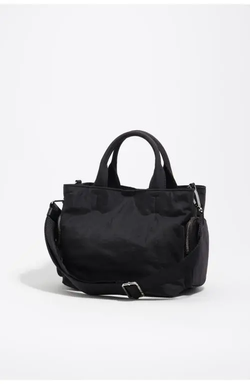 Bimba Y Lola Nylon Pocket Bag With Leather Details - Graphite