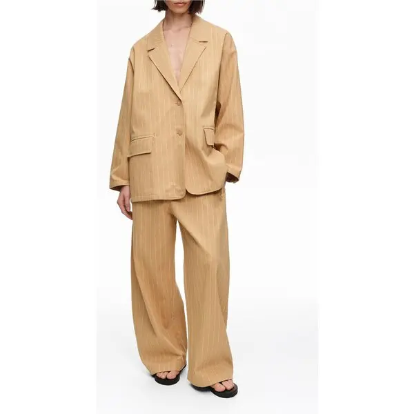 Bimba Y Lola Double-breasted Tailored Jacket - Ochre