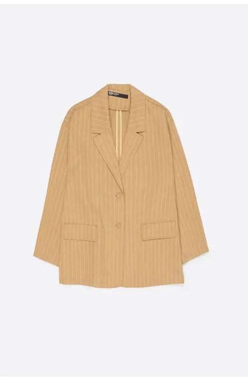 Bimba Y Lola Double-breasted Tailored Jacket - Ochre