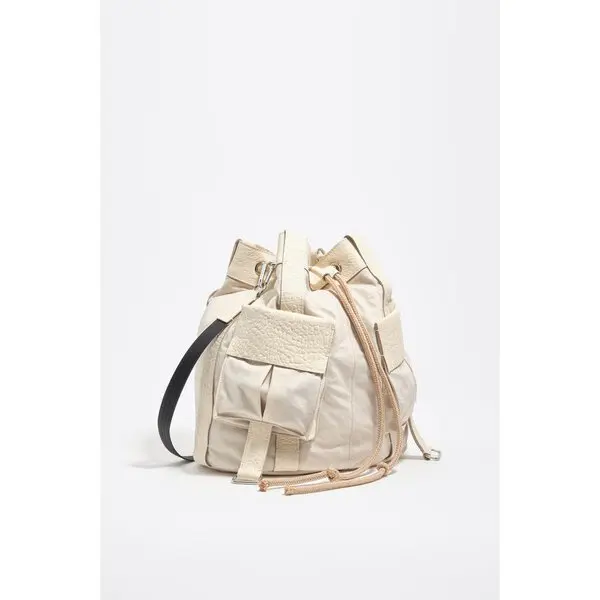 Bimba Y Lola Large Bucket Shoulder Bag - Stonewhite