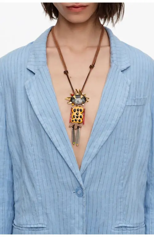 Bimba Y Lola Aged Dancer Pendant Necklace