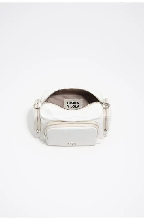 Bimba Y Lola Nylon Mini Utility Bag With Leather Details