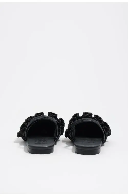 Bimba Y Lola Raffia Slingback Ballerina Flats