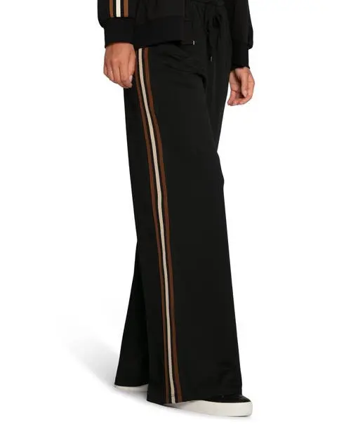 BELLE & BLOOM Striped Wide Leg Pants