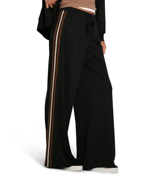 BELLE & BLOOM Striped Wide Leg Pants
