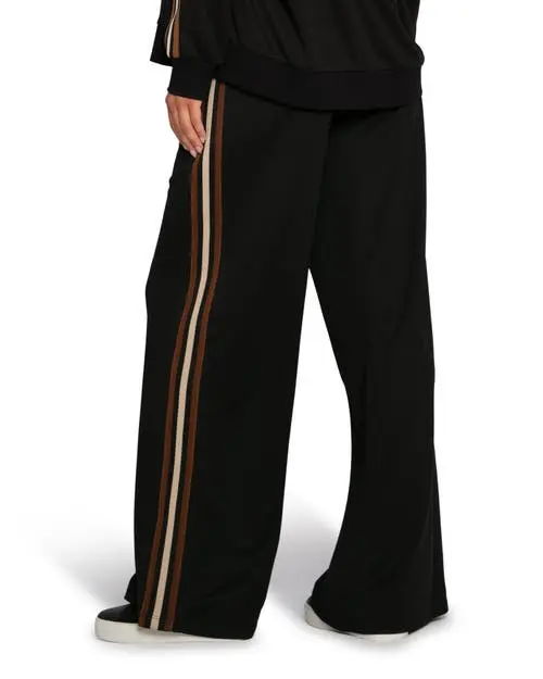 BELLE & BLOOM Striped Wide Leg Pants