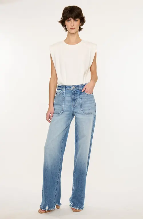 KANCAN Monie High-rise Wide-leg Jeans