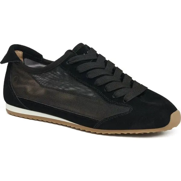 J/SLIDES NYC Paz Mesh Lace-up Sneakers - Black