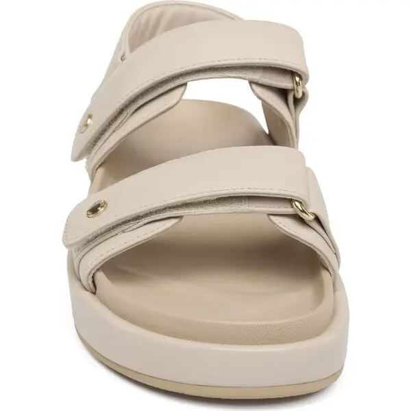 J/SLIDES NYC Bay Leather Slingback Sandal - Bone