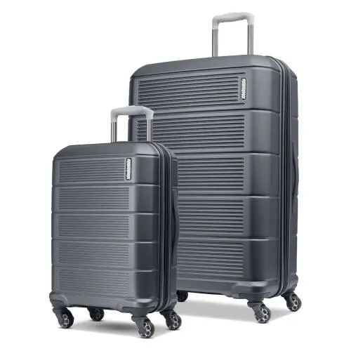 AMERICAN TOURISTER Stratum 2.0 Hardside 2-piece Spinner Set - Charcoal