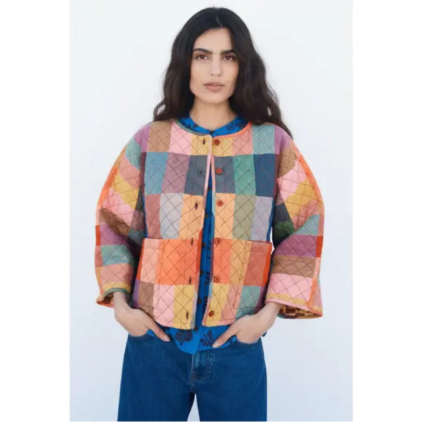 Ace & Jig Amara Quilted Reversible Cardigan Jacket - Glossary