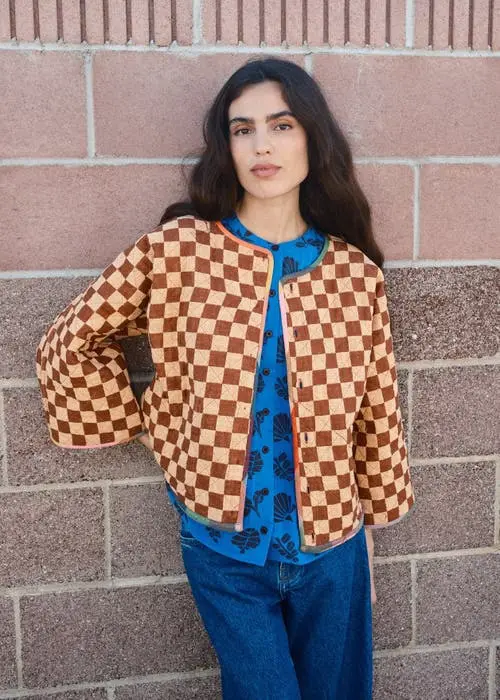 Ace & Jig Amara Quilted Reversible Cardigan Jacket