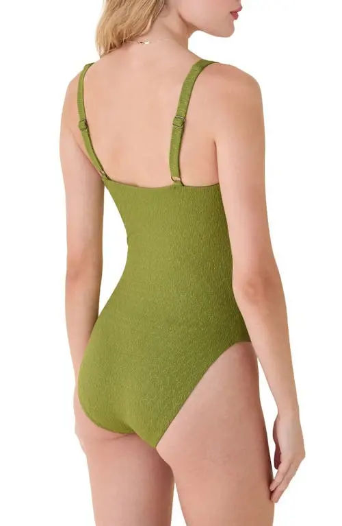 ANDIE The Devon Long Torso One-piece Swimsuit - Cactus