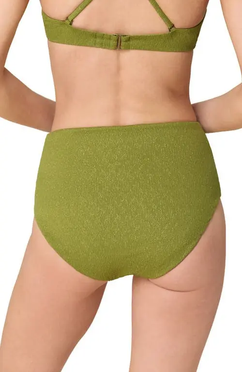 ANDIE The High Waist Metallic Bikini Bottoms