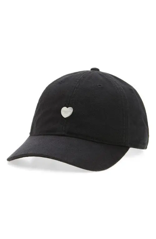Carhartt Work In Progress Heart Ball Cap - Black/silver