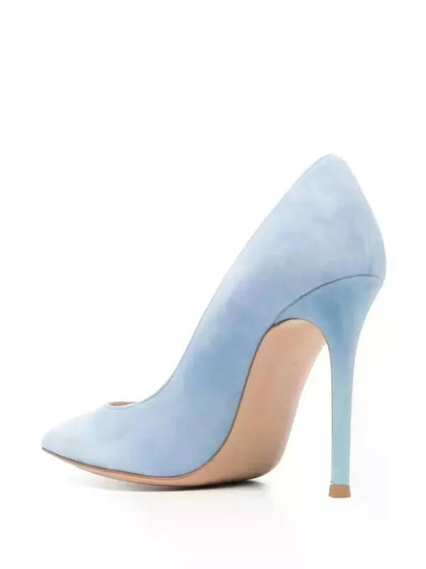 GIANVITO ROSSI Pointed Suede Pumps