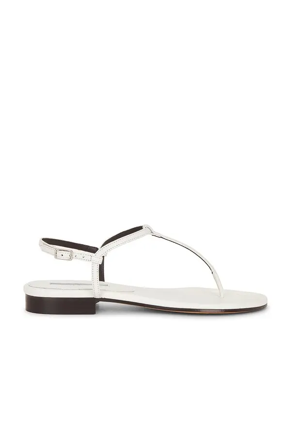 EMME PARSONS Cecilia Sandal - Optic White Calfskin