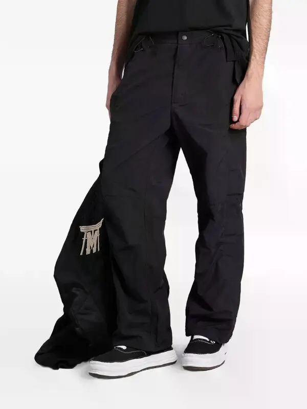 MAHARISHI Logo-print Cargo Pants - Black