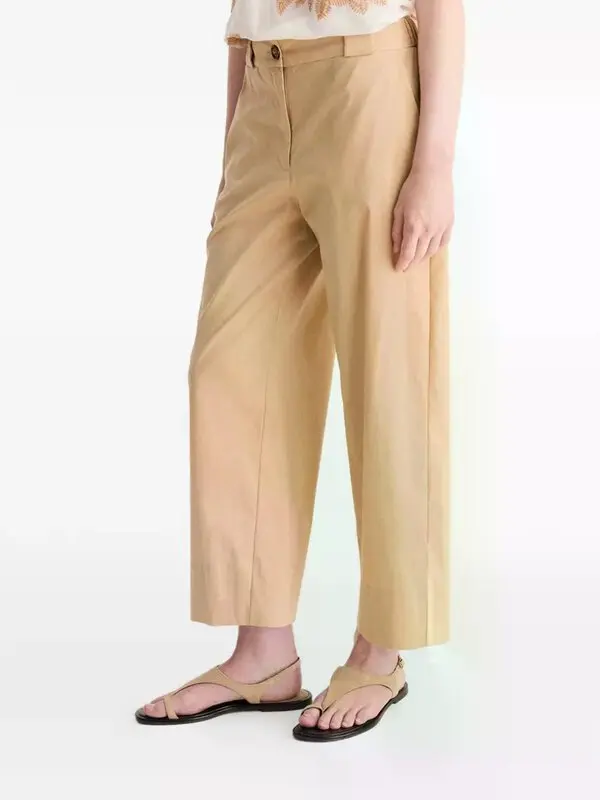 BIANCALANCIA Wide-leg Button-fastening Trousers