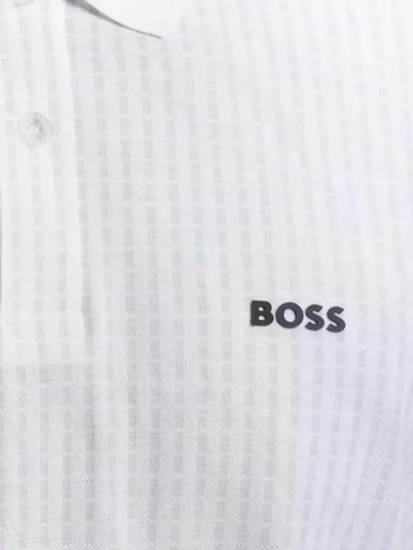 BOSS Cotton-piqué Polo Shirt With All-over Print