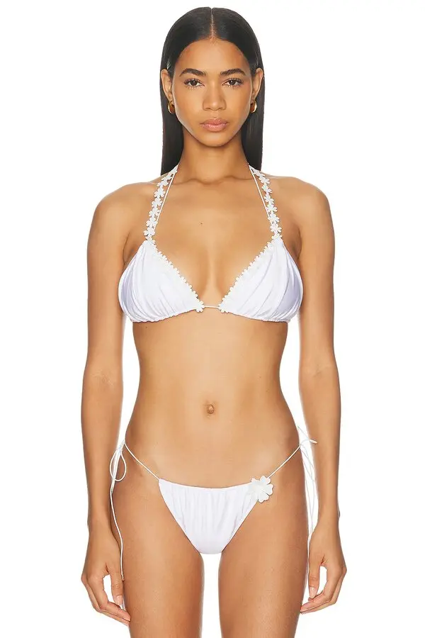 BANANHOT Orca Bikini Top - White