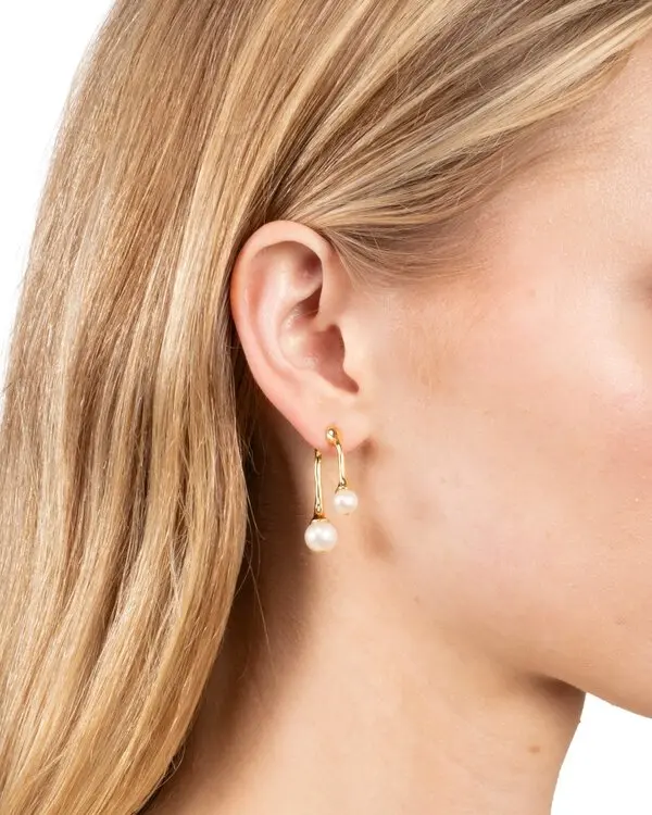 Alexis Bittar Perla Front Back Post Earrings