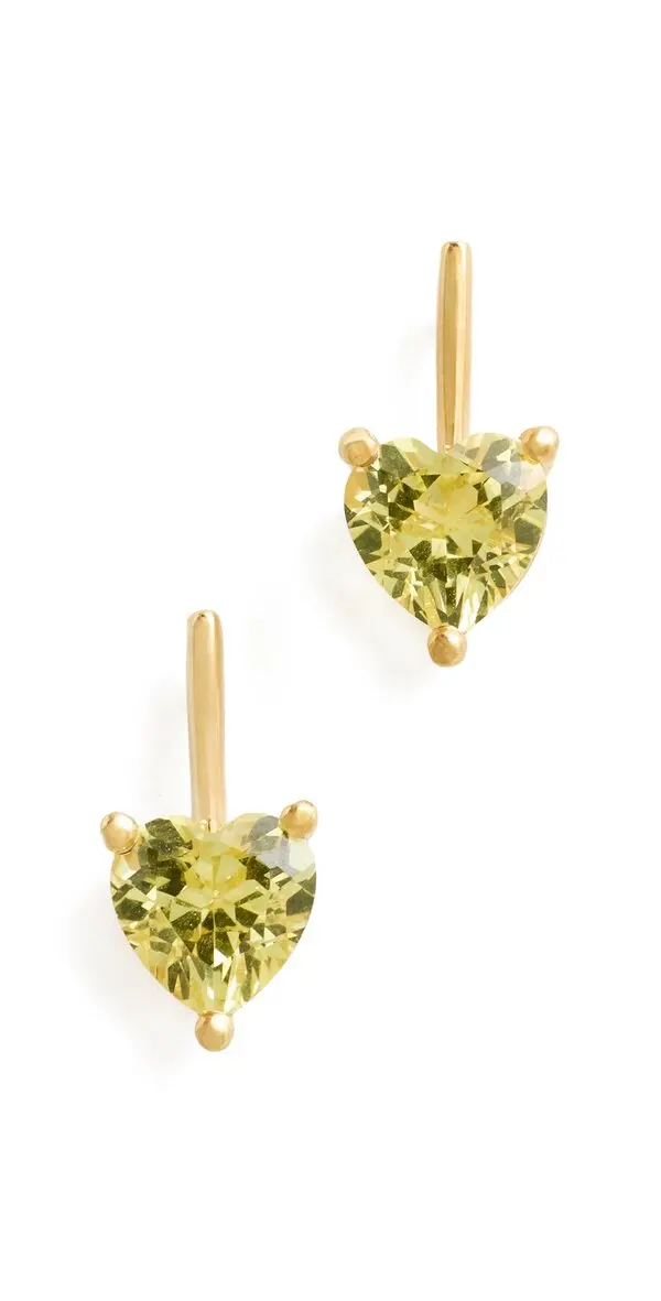 Alexa Leigh Linea Love Stud Earrings - Marigold