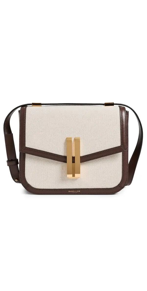 DEMELLIER Vancouver Handbag - Saltpepper/mocha