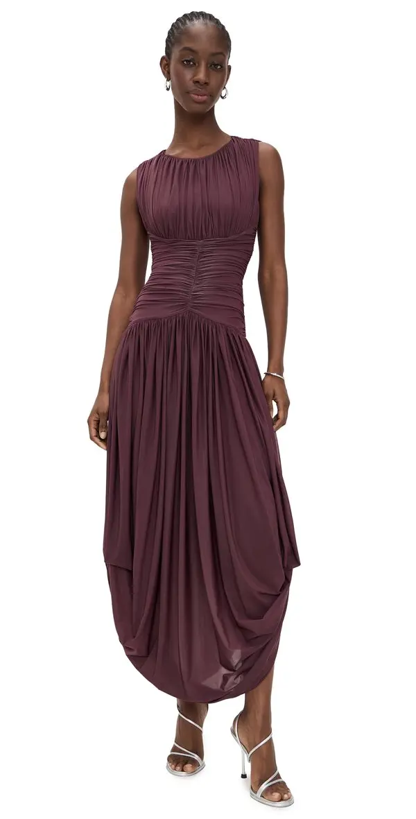 MAYGEL CORONEL Atrio Maxi Dress - Fig