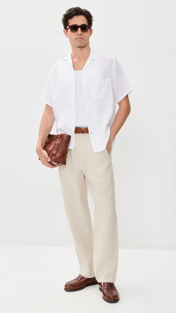 Madewell Linen Back Pants