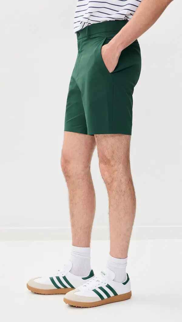 Rlx Ralph Lauren Stretch Nylon Shorts - Moss Agate