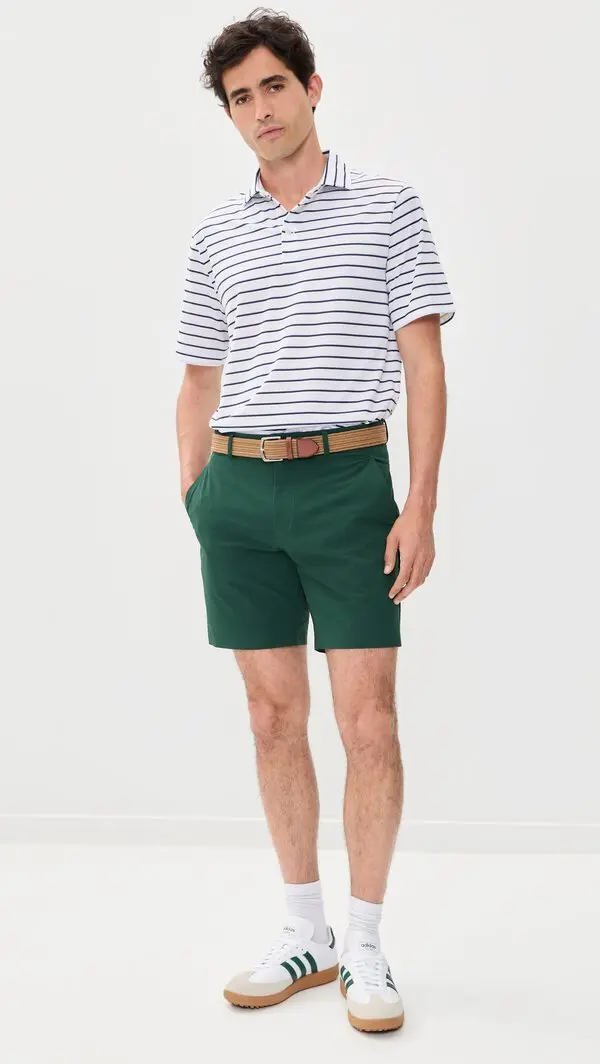 Rlx Ralph Lauren Stretch Nylon Shorts - Moss Agate