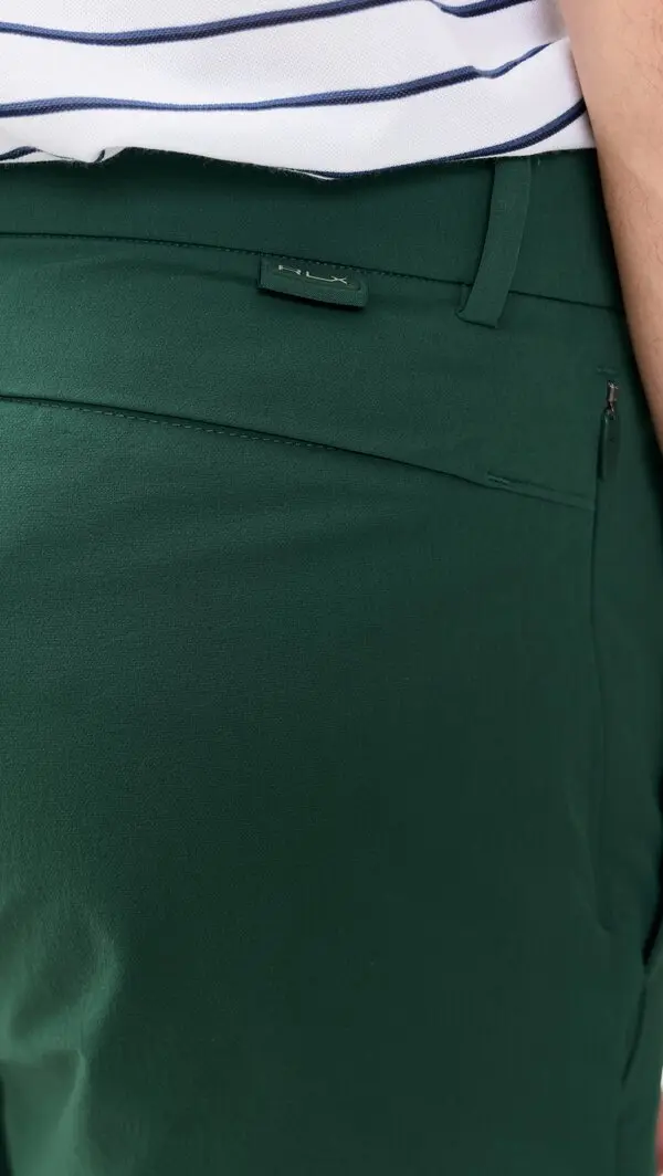 Rlx Ralph Lauren Stretch Nylon Shorts - Moss Agate