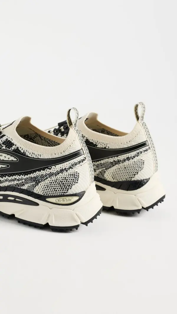 Off-White Be Right Back Knit Sneakers - Sand/black