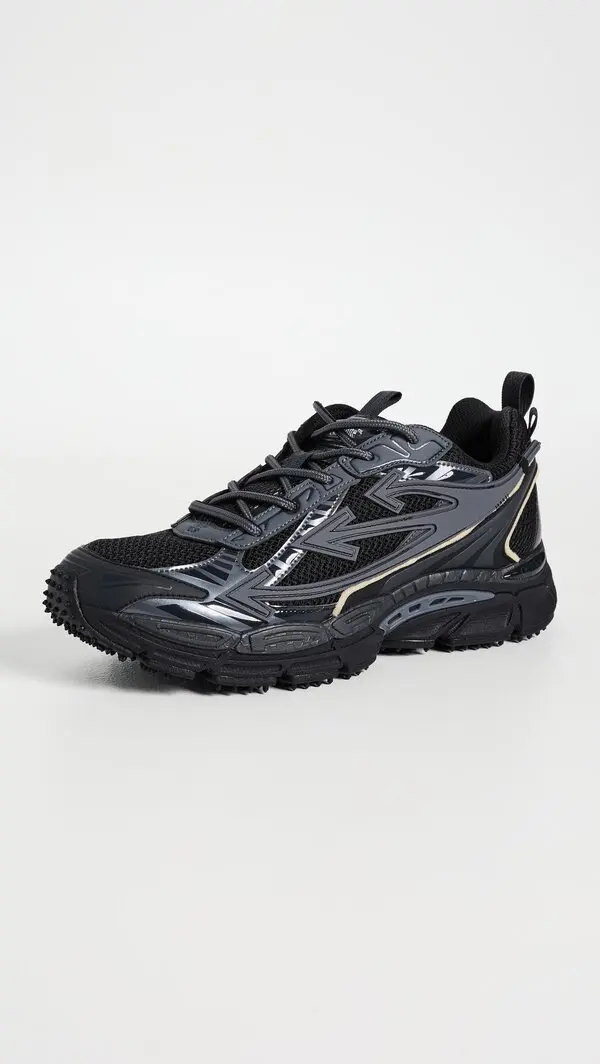Off-White Be Right Back" Lace-up Sneakers - Black