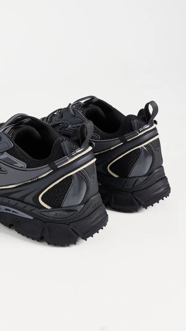 Off-White Be Right Back" Lace-up Sneakers - Black