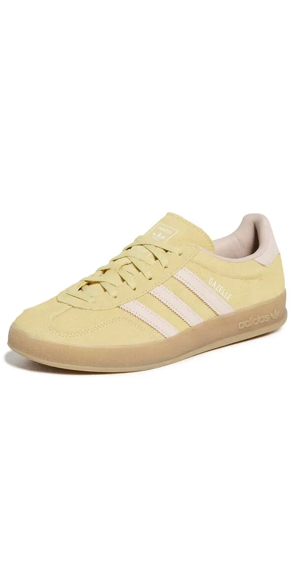 Adidas Gazelle Indoor Sneakers - Almost Yellow/wonder Qtz/gum 5