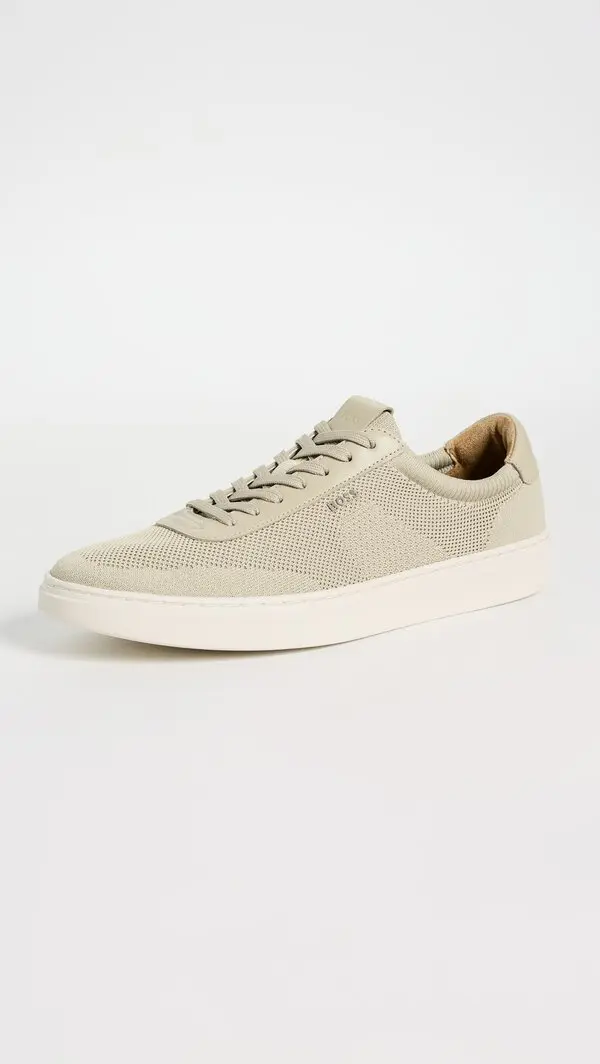 BOSS Kieran Performance Mesh Lace-up Sneakers - Open Beige