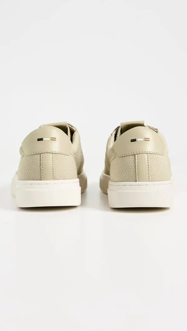 BOSS Kieran Performance Mesh Lace-up Sneakers - Open Beige