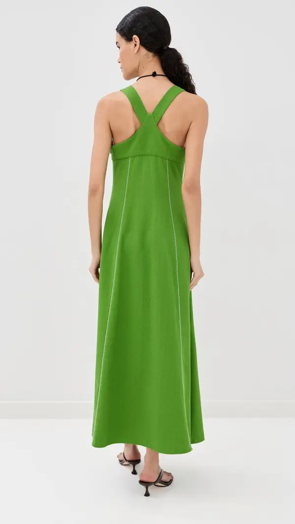 Rosie Assoulin Row Your Buttons Dress